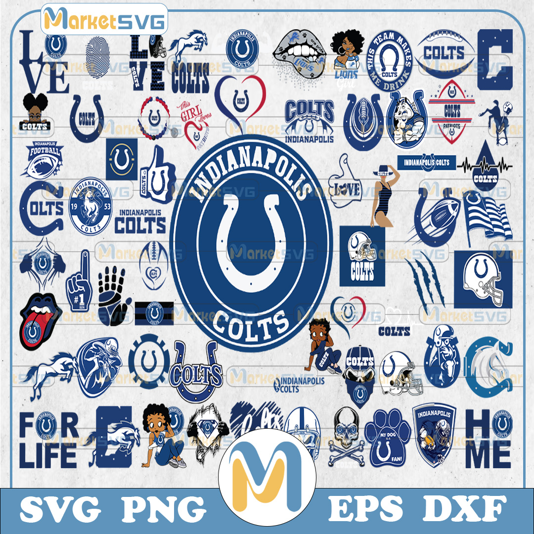 64 Files Indianapolis Colts Football Team Svg, Indianapolis | Inspire ...