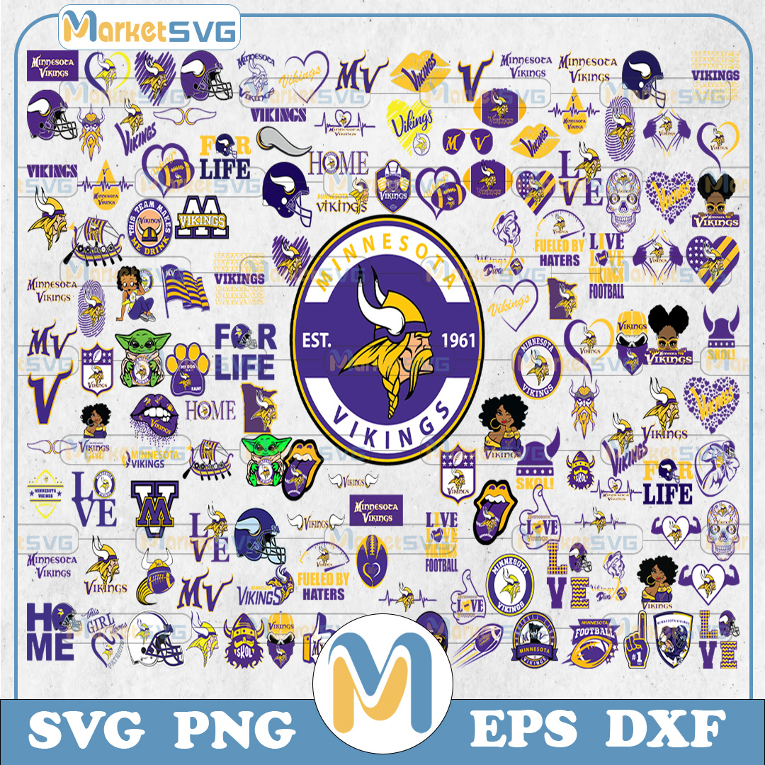 135 Files Minnesota Vikings Svg, Minnesota Vikings Svg, NFL | Inspire ...