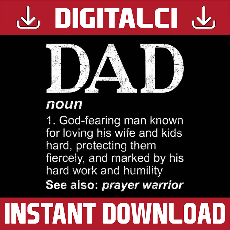 Christian Dad Definition Fathers Day Funny DAD Best Dad Dadd | Inspire ...