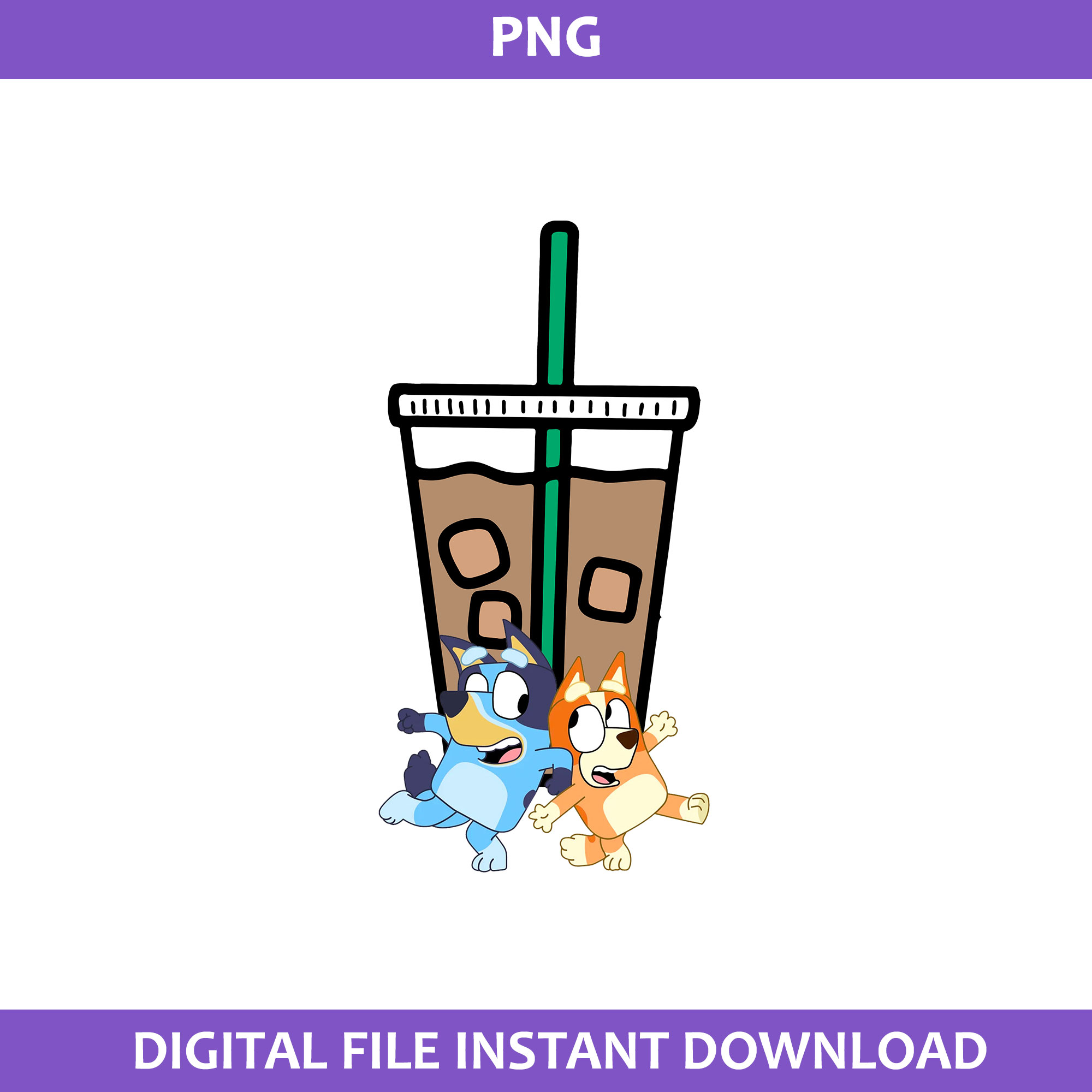 Bluey Ang Bingo Coffee Cup Png, Coffee Png, Bluey Png, Carto - Inspire ...