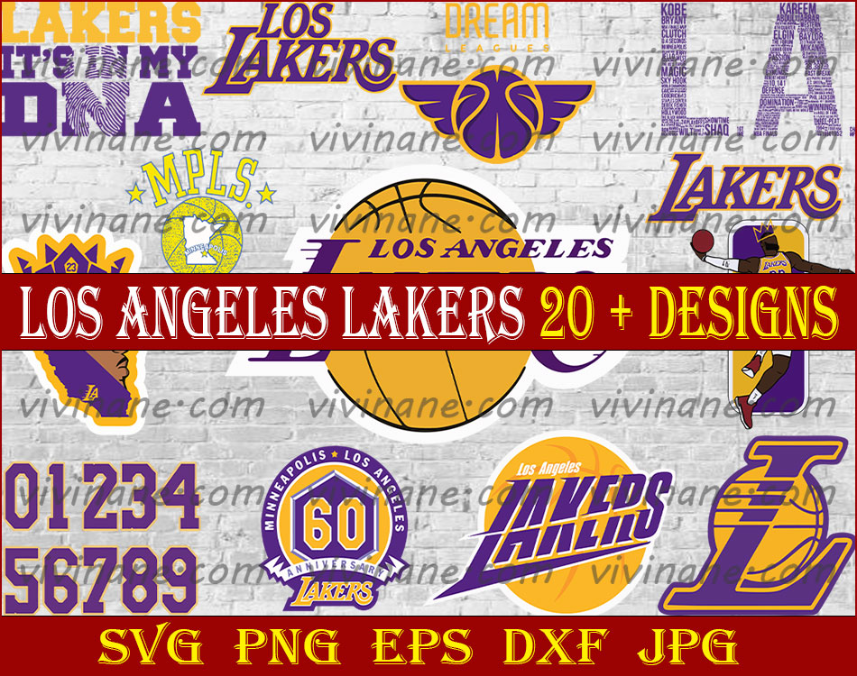 Bundle 13 Files Lakers Baseball Team SVG, Lakers svg, NBA Te | Inspire ...