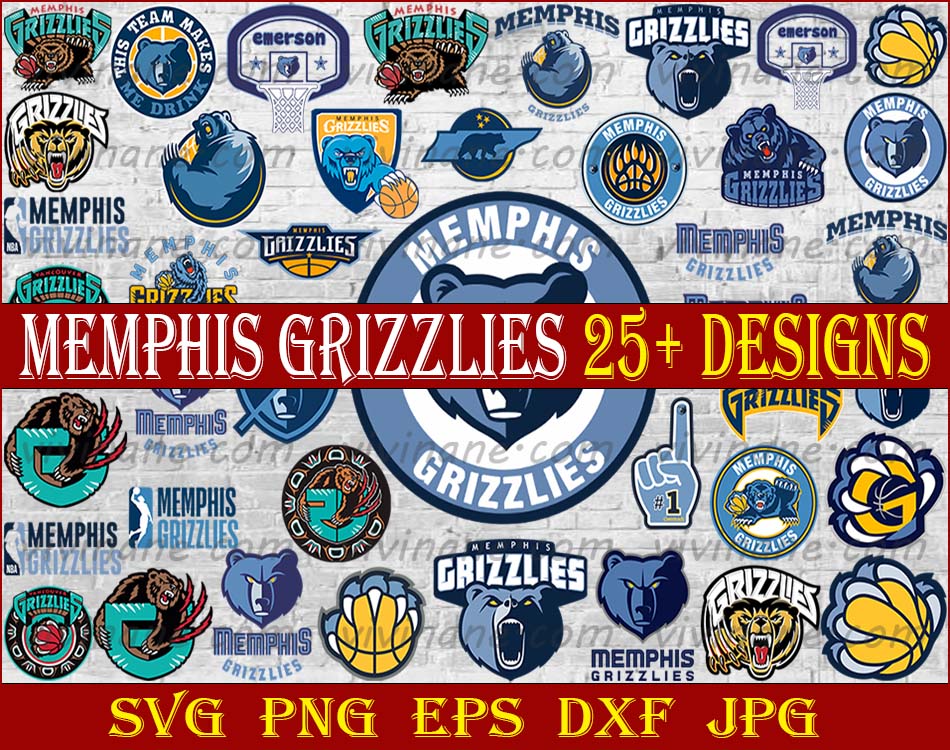 Bundle 42 Files Memphis Grizzlies Basketball Team svg, Memph - Inspire ...
