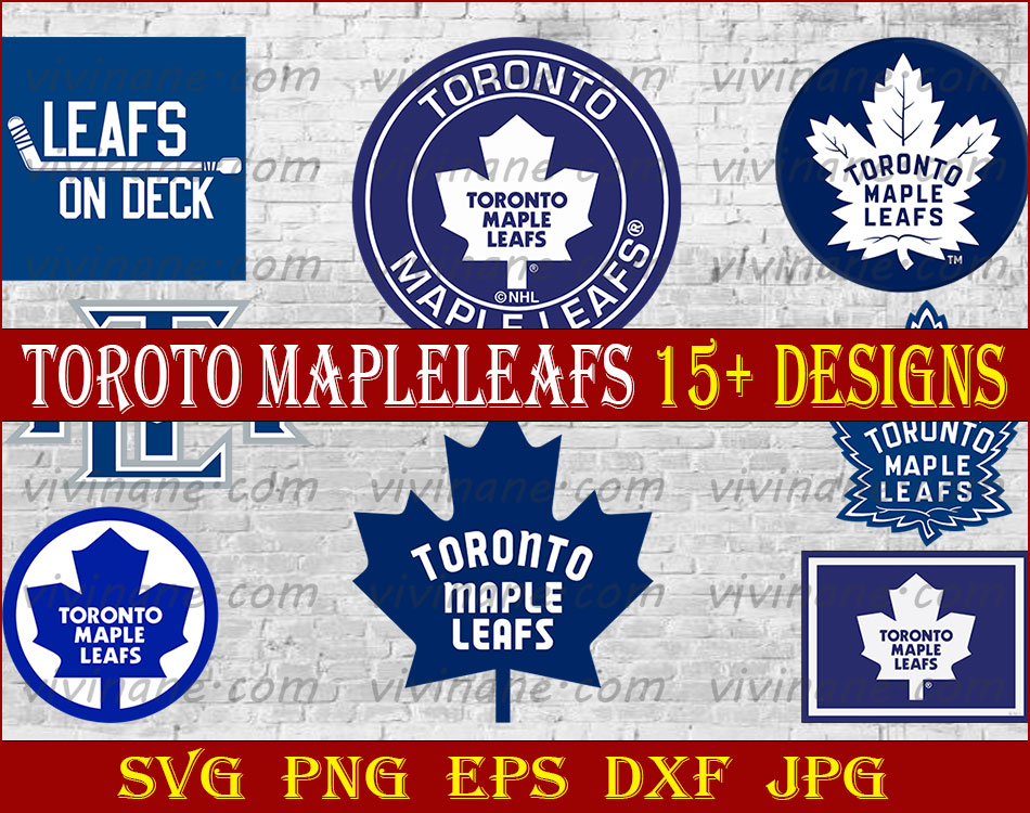 Bundle 8 Files Toronto Maple Leafs Hockey Team Svg, Toronto | Inspire ...