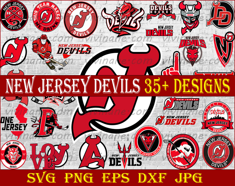 Bundle 30 Files New Jersey Devils Hockey Team Svg, New Jerse | Inspire Uplift