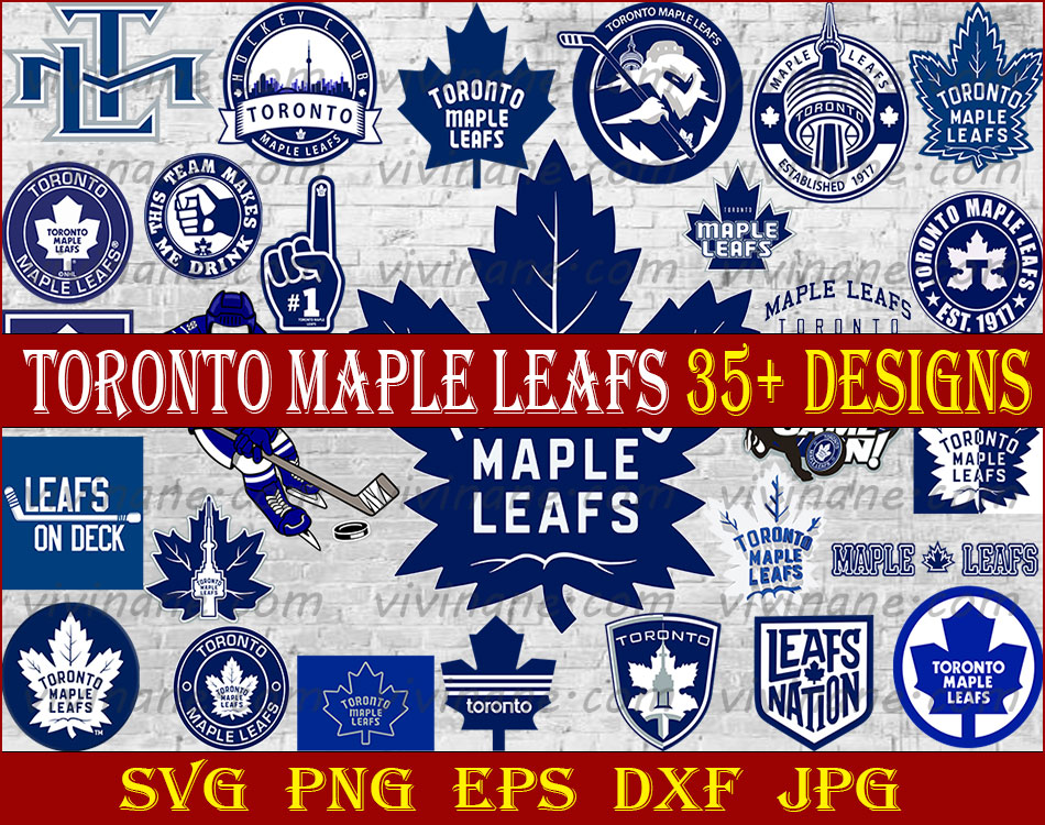 Bundle 28 Files Toronto Maple Leafs Hockey Team Svg, Toronto | Inspire ...