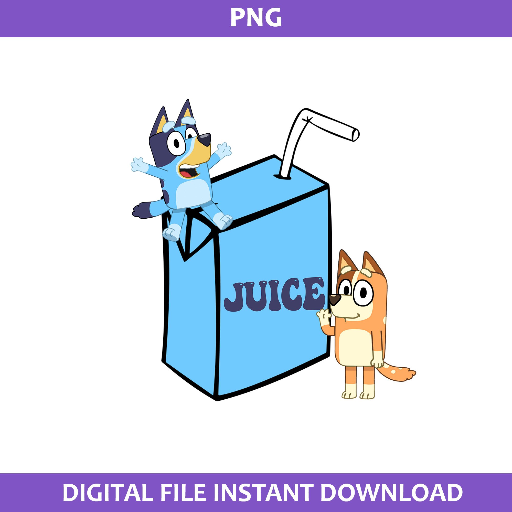 Bluey Ang Bingo Juice Png, Juice Box Png, Bluey And Bingo Pn | Inspire ...