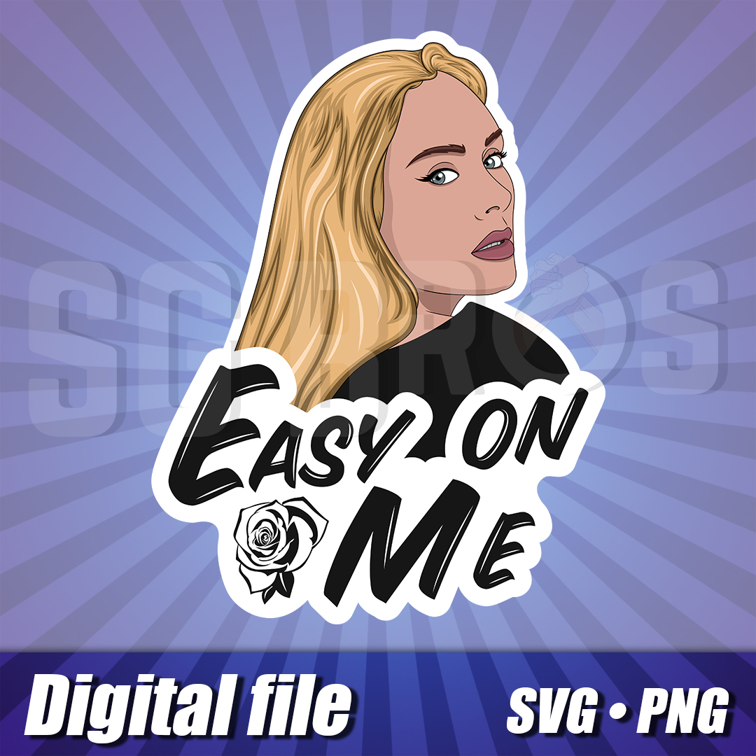 Adele svg and png image, Cricut file inspired by the song | Inspire Uplift