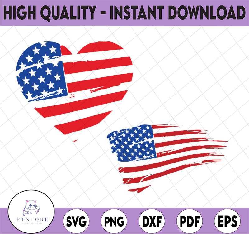 Distressed American flag Color bundle - Distressed svg - Ame | Inspire ...