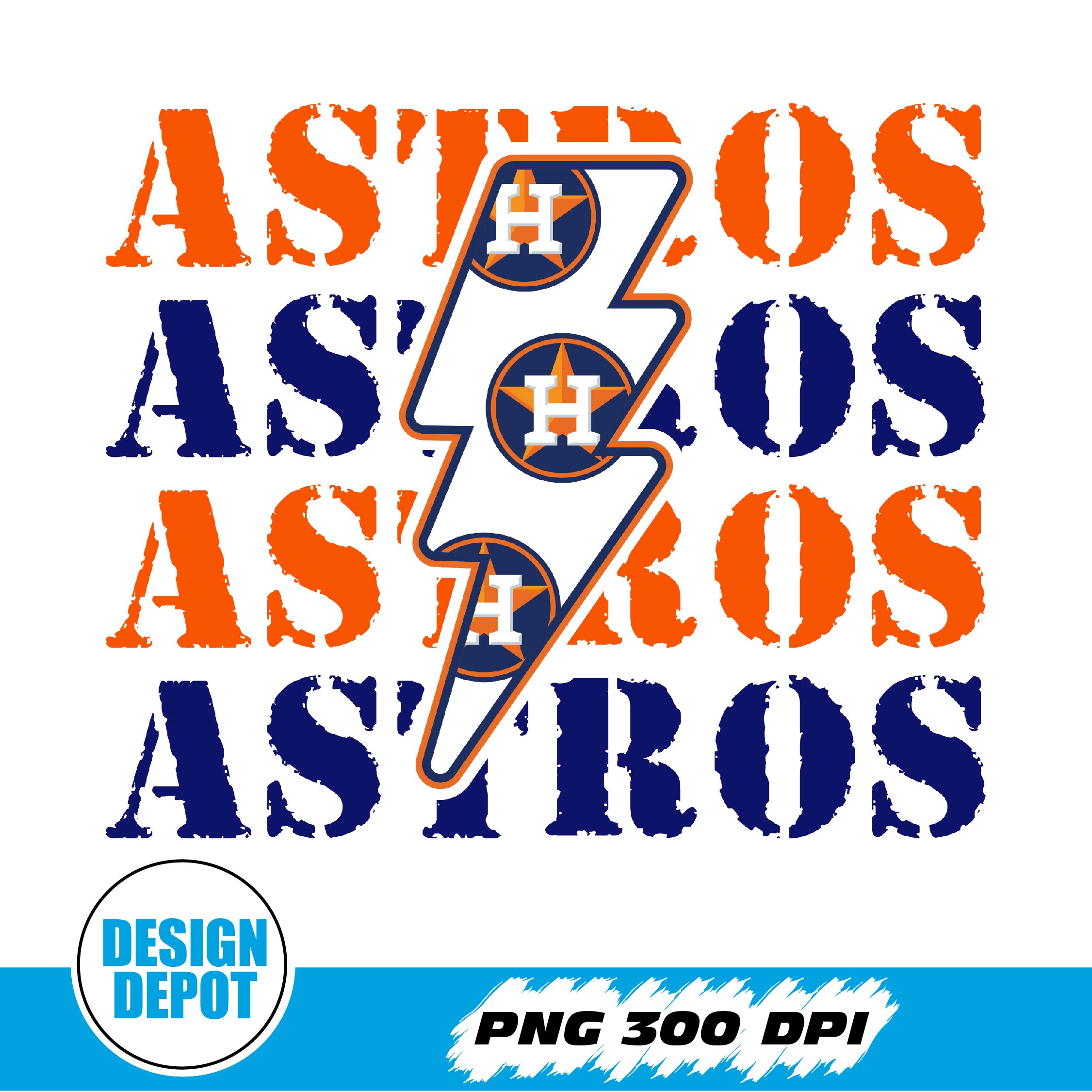 Astros Repeat Old with logo lightning bolt Png - Inspire Uplift