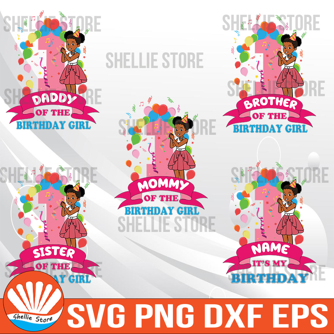 Personalized Name For Birthday Kids SVG/PNG/DXF, Family Of B | Inspire ...