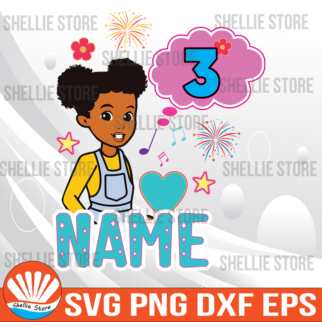 Personalized Name For Birthday Kids SVG/PNG/DXF, Custom Name - Inspire ...