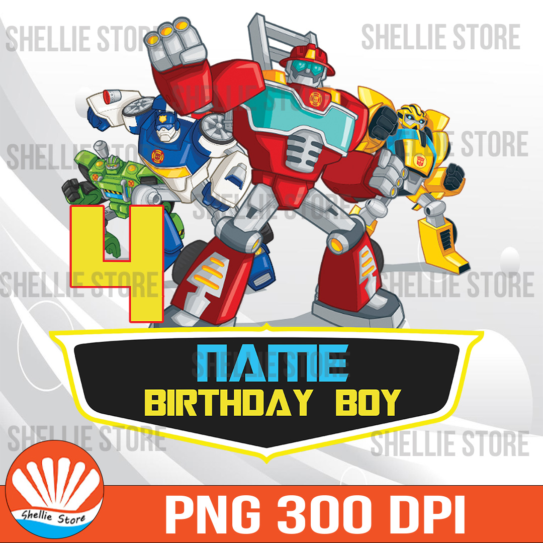 Transformers Birthday Family custom SVG, Transformers Birthd - Inspire ...