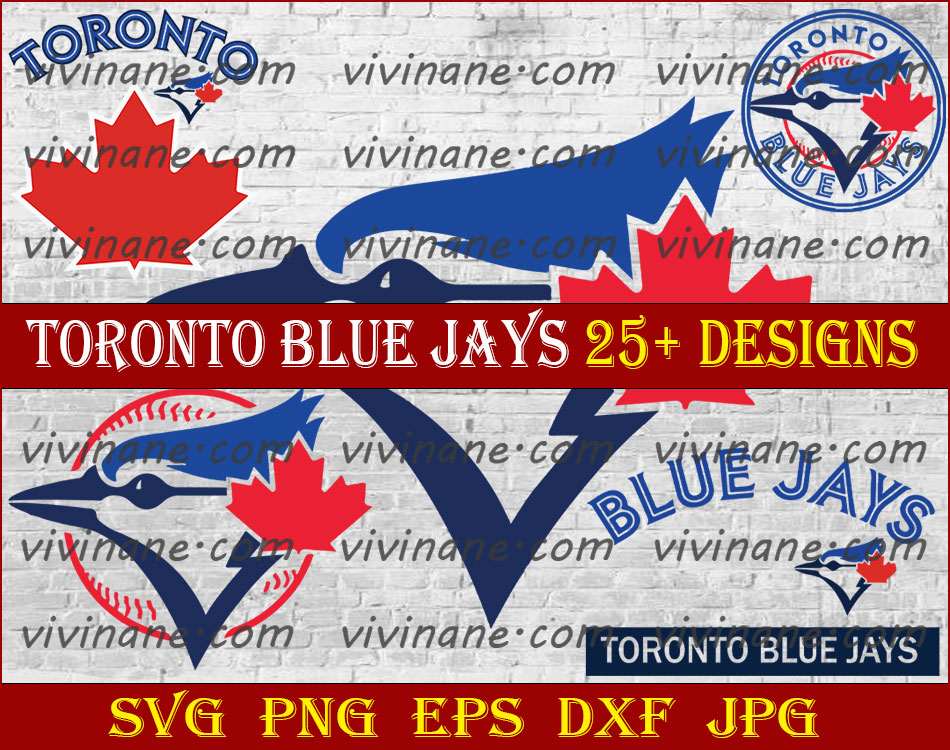 Bundle 5 Files Toronto Blue Jays Baseball Team svg, Toronto | Inspire ...