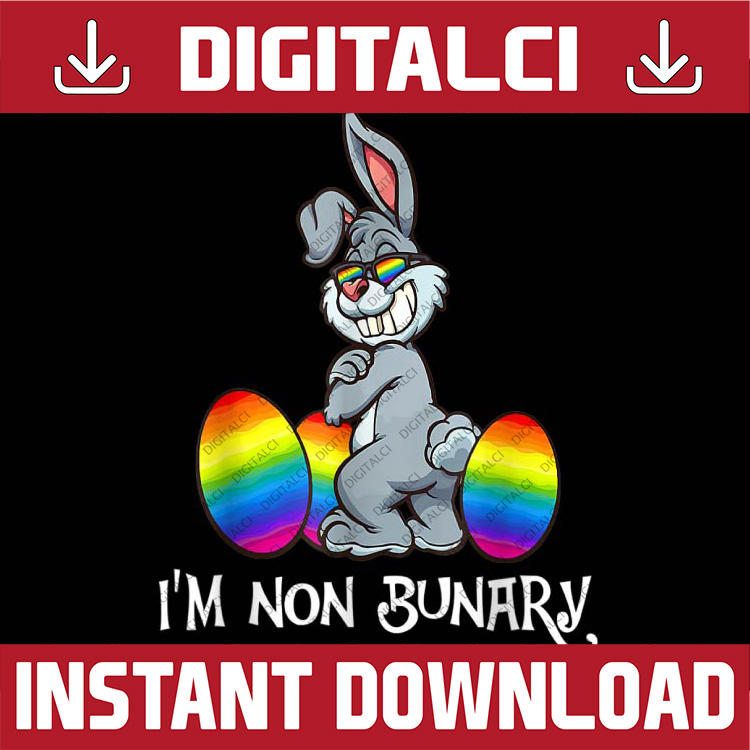 Non Binary Easter Bunny LGBT Gay Pride LGBTG Nonbinary LGBT | Inspire ...