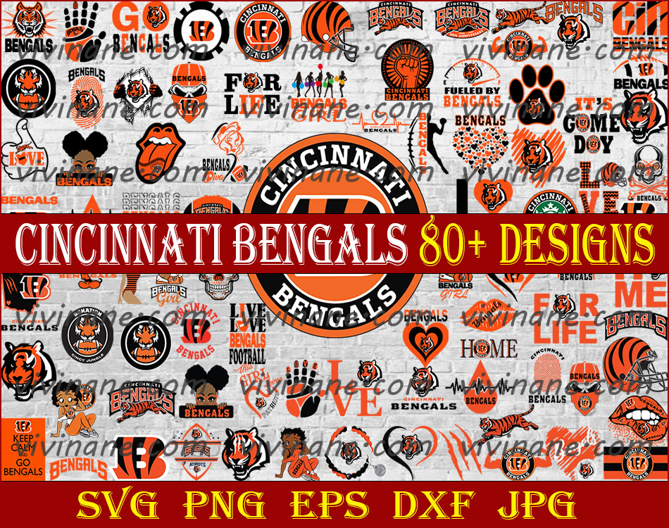 Bundle 87 Files Cincinnati Bengals Football Team Svg, Cincin - Inspire ...