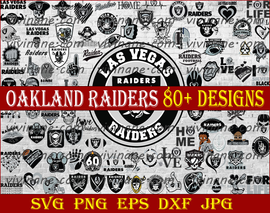 Bundle 95 Files Oakland Raiders Football Team Svg, Oakland R | Inspire ...