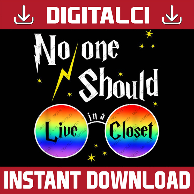 No One Should Live In A Closet LGBT Gay Ally Queer Pride LGB | Inspire ...