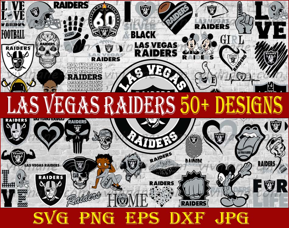 Bundle 50 Files Las Vegas Raiders Football Teams Svg, Las Ve | Inspire ...