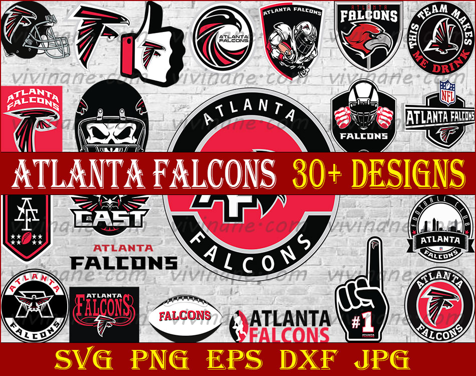 Bundle 23 Files Atlanta Falcons Football team Svg, Atlanta F - Inspire ...