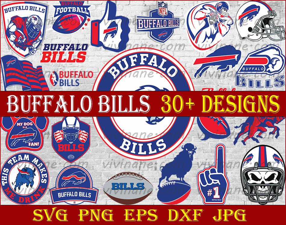 Bundle 24 Files Buffalo Bills Football team Svg, Buffalo Bil | Inspire ...