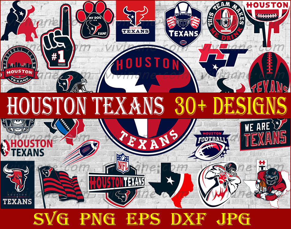 Bundle 25 Files Houston Texans Football team Svg, Houston Te | Inspire ...