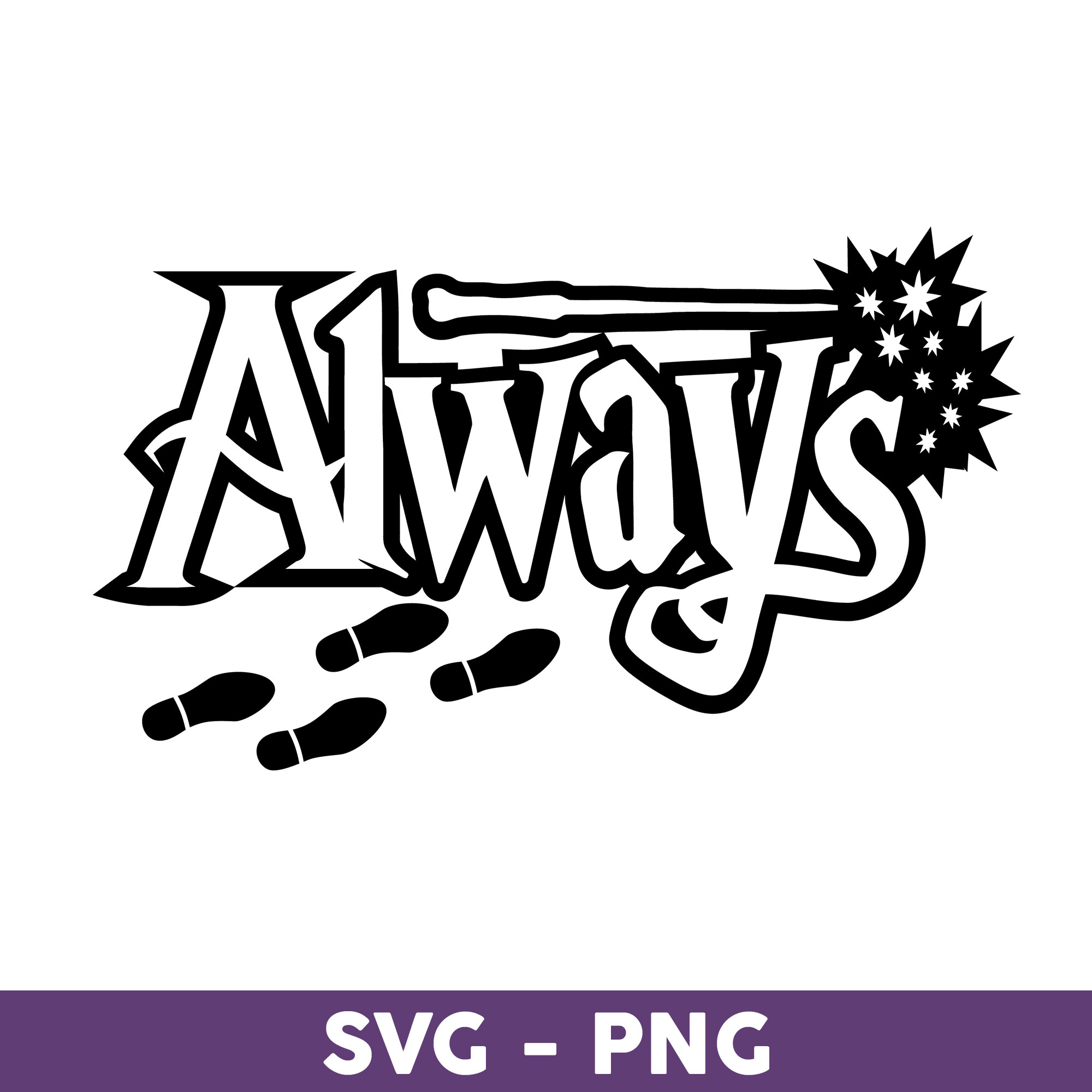 Always SVG, Harry Potter SVG, Harry Potter Clipart Art Cut F - Inspire ...