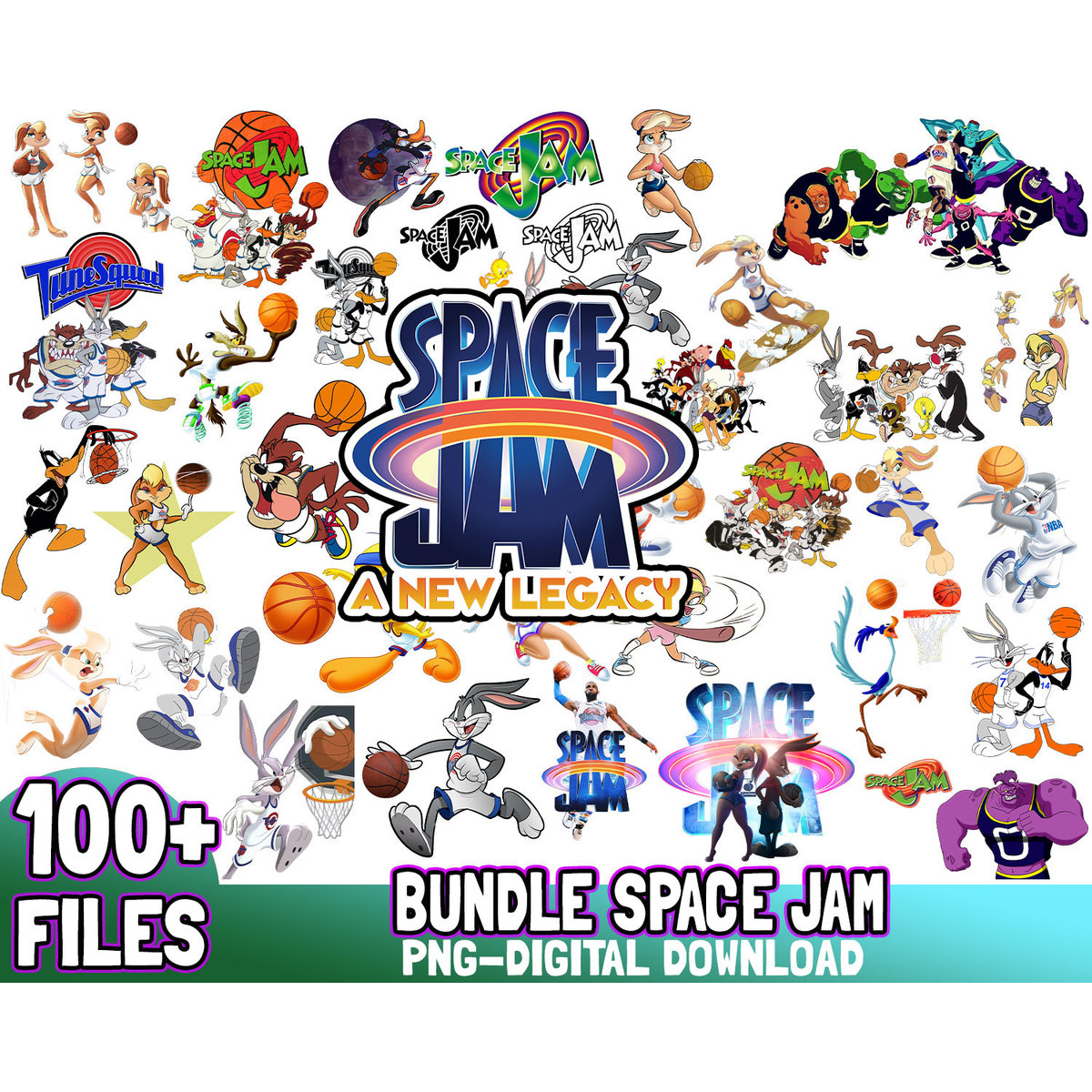 100 Files Space Jam Bundle Png, Cartoon Png, Space Jam Png | Inspire Uplift