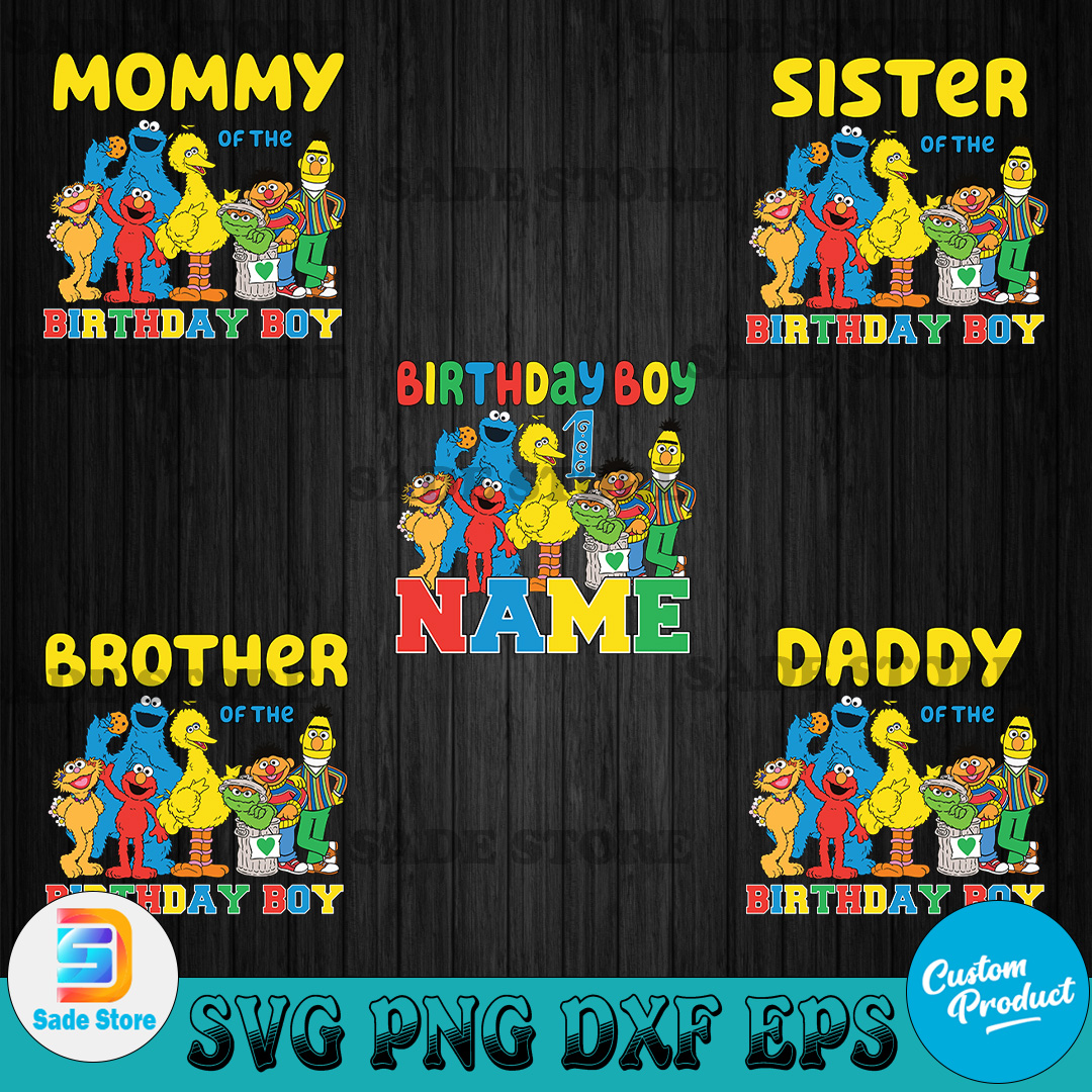 Personalized Name For Birthday Kids SVG/PNG/DXF, Family Of B - Inspire ...