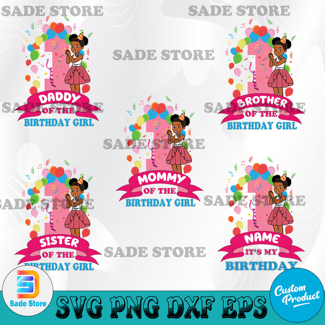 Personalized Name For Birthday Kids SVG/PNG/DXF, Family Of B - Inspire ...