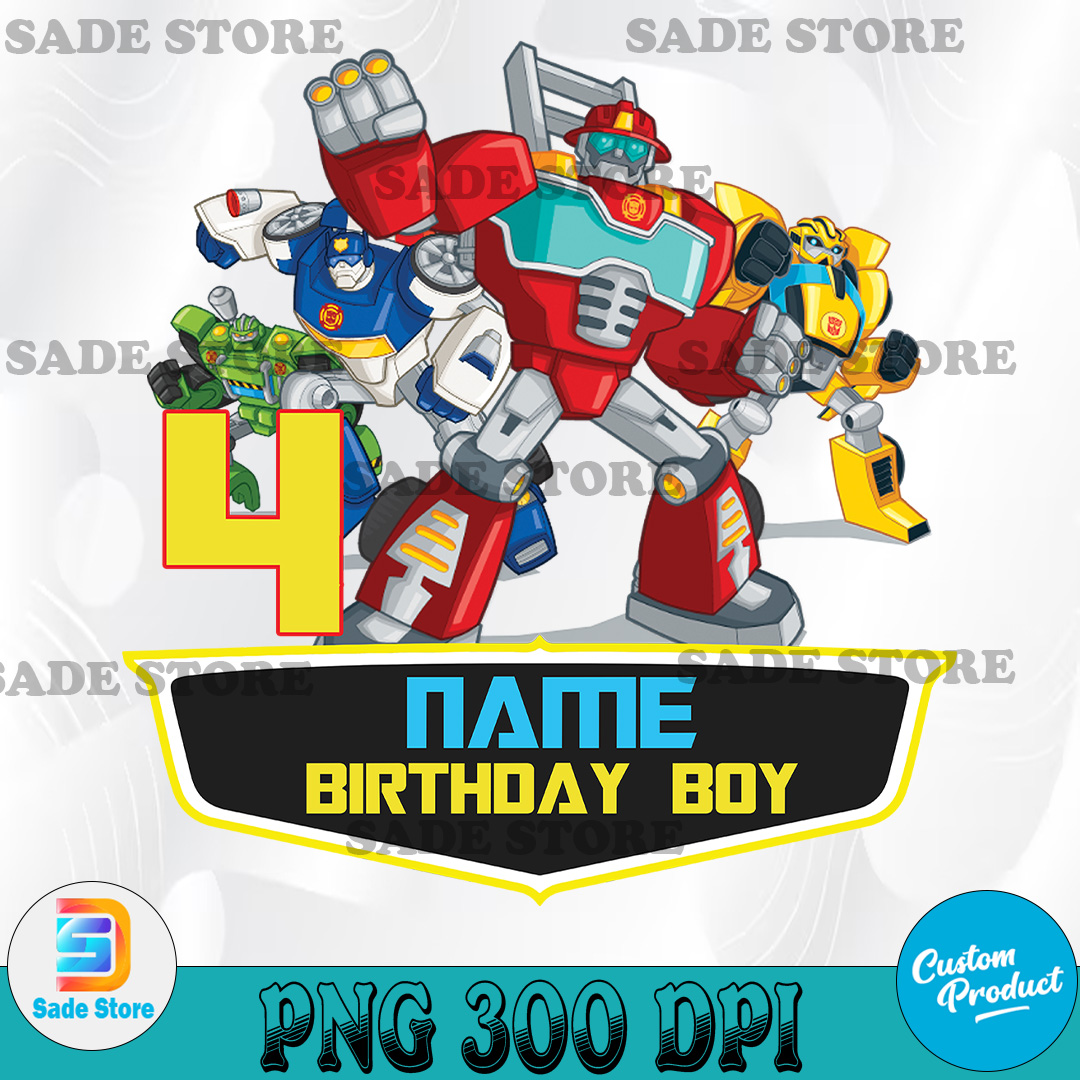 Transformers Birthday Family custom SVG, Transformers Birthd - Inspire ...