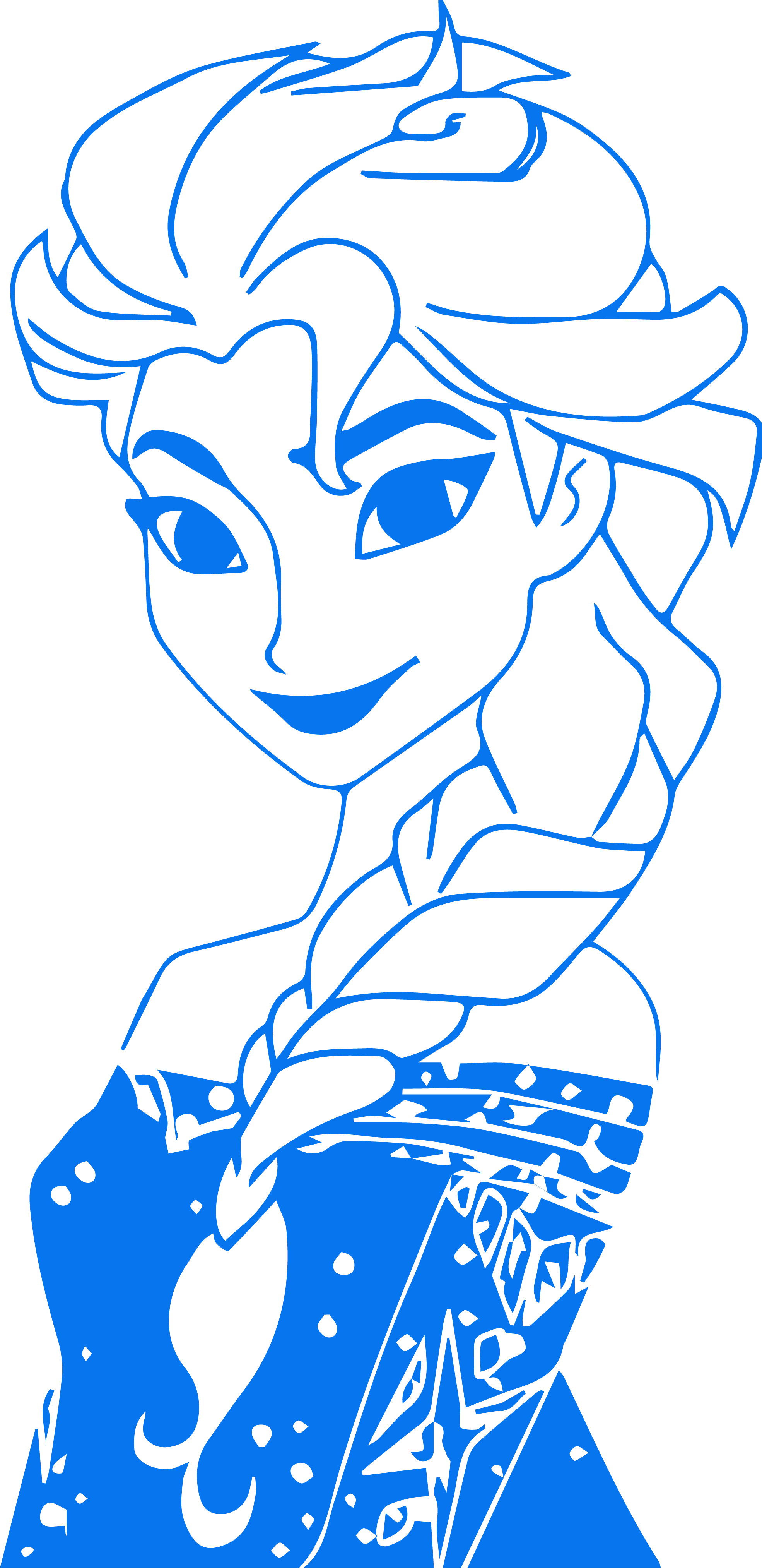 Frozen Outline, Frozen svg Bundle, Frozen Clipart, Frozen Si | Inspire ...