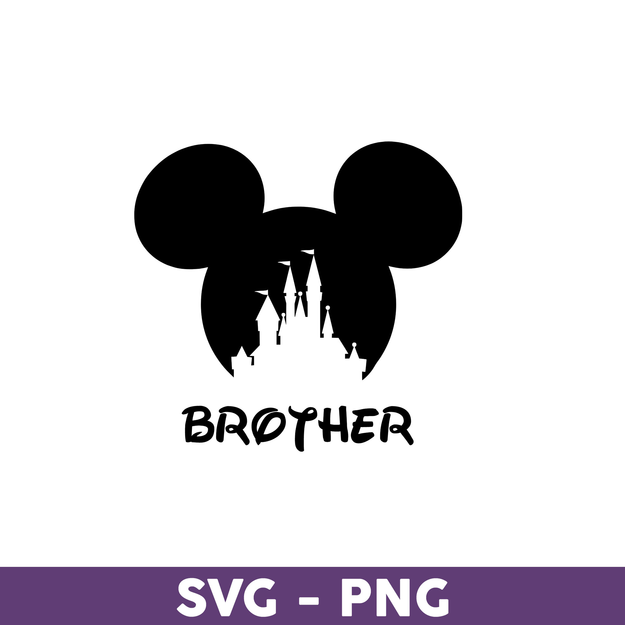 Brother Svg, Mickey Mouse Svg, Disney Svg, Disney Family Vac | Inspire ...