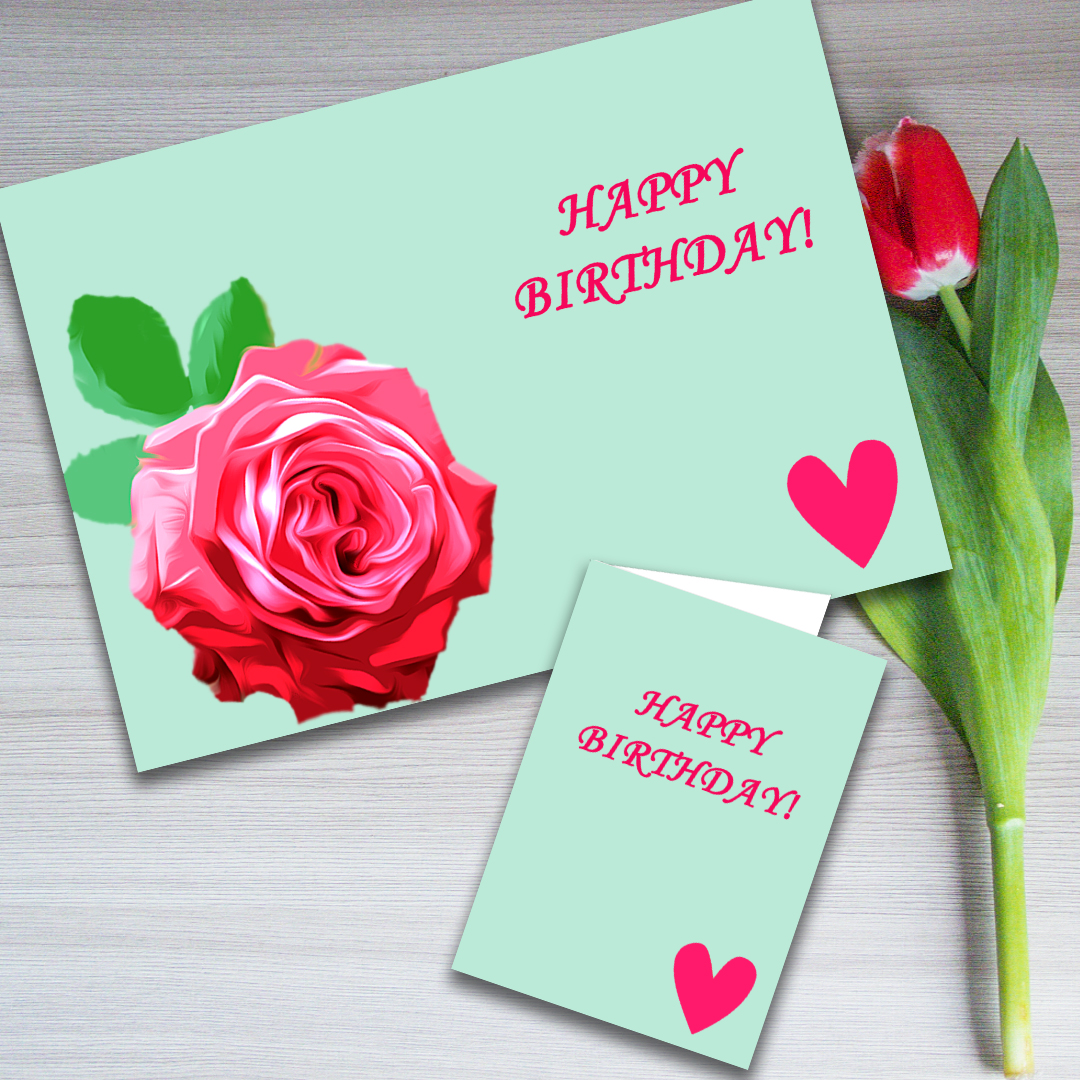 Digital Greeting Card, Birthday Card - Inspire Uplift