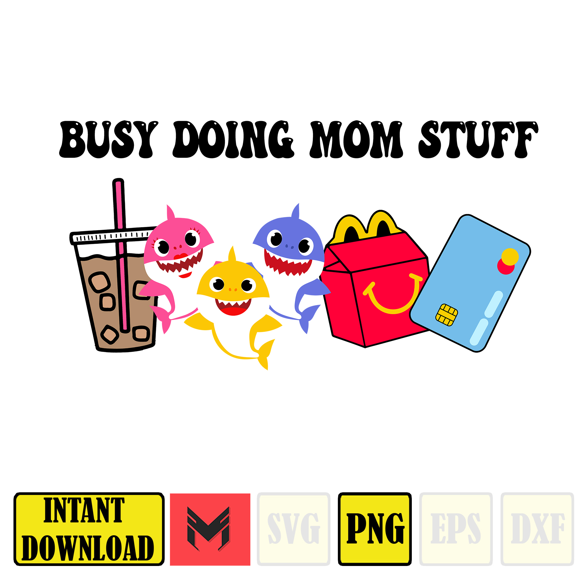 Busy Doing Mom Stuff SVG PNG, Doing Mom Stuff Svg Png, Blue | Inspire ...