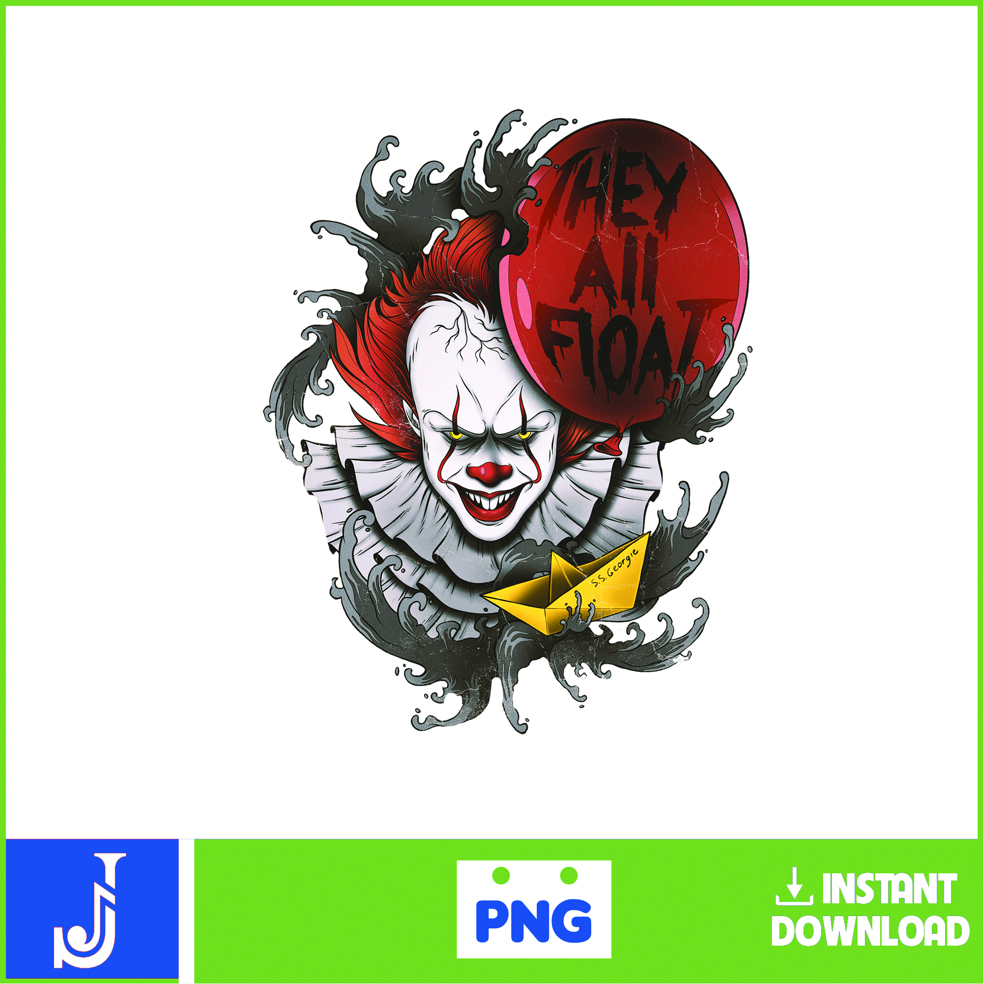 IT Pennywise Clown PNG, Pennywise Clown Halloween, Scary Hal | Inspire ...