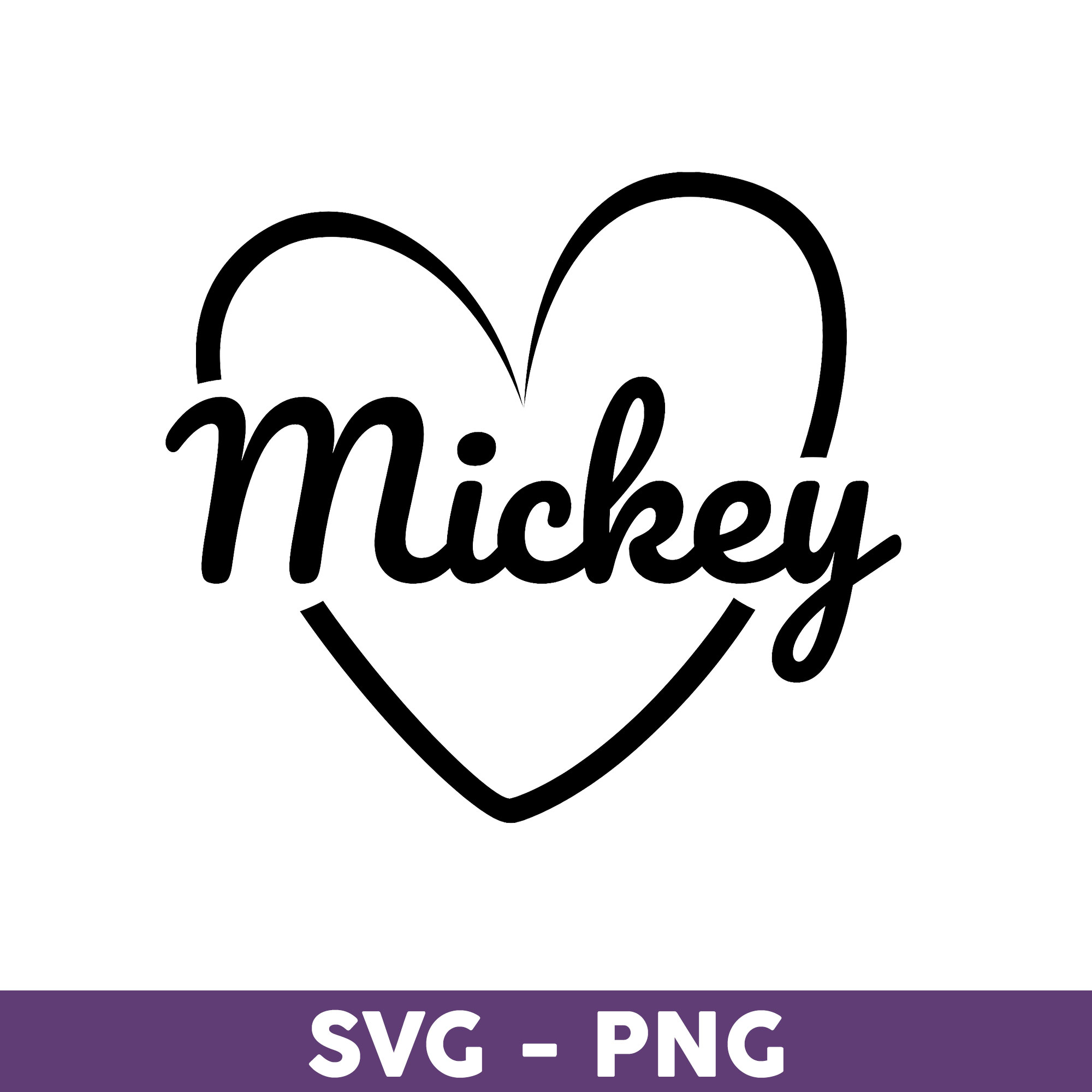 Mickey Mouse Svg, Mickey Heart Svg, Disney Svg, Disney Trip | Inspire ...