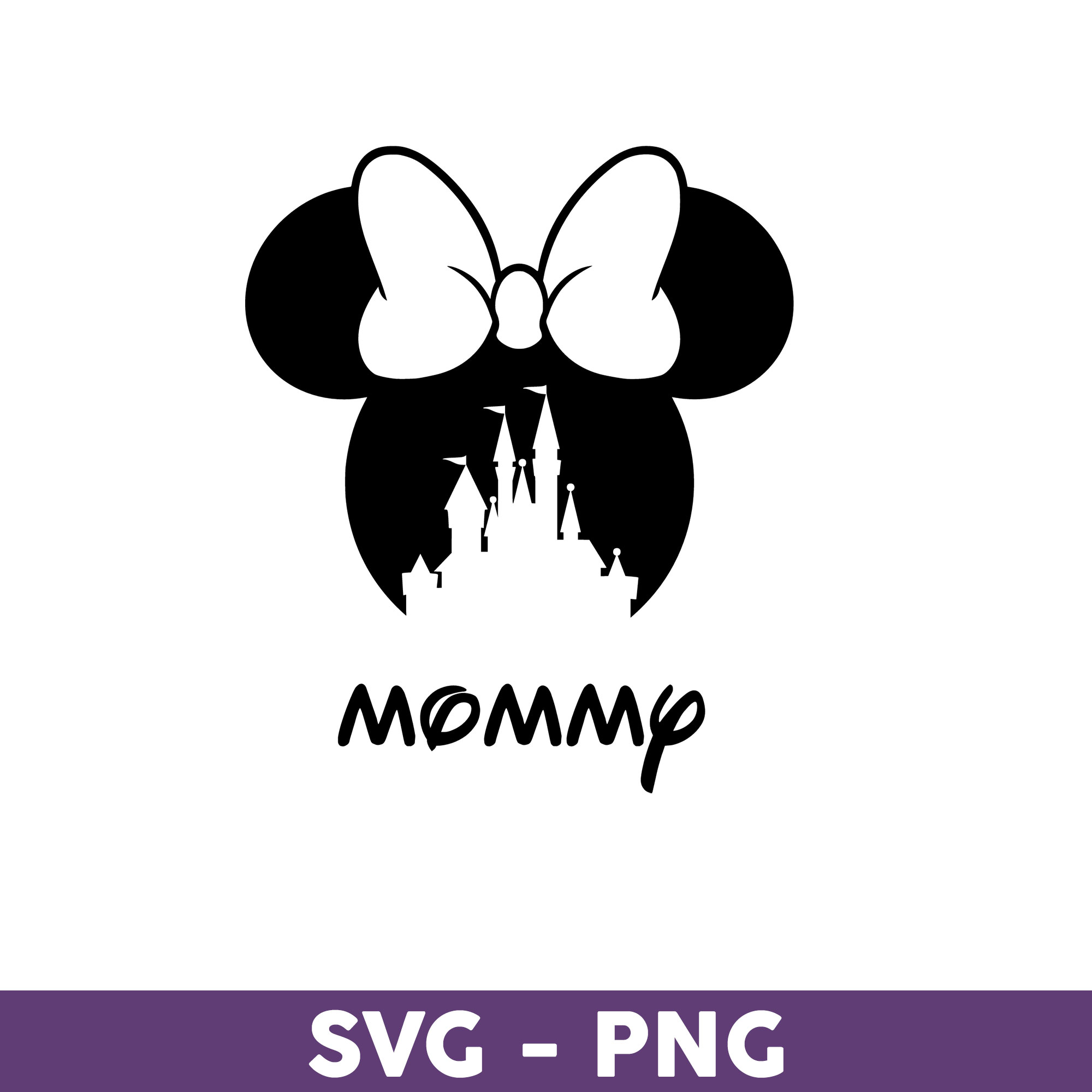 Minnie Mommy Svg, Mom Svg, Minnie Mouse Svg, Disney Family V | Inspire ...