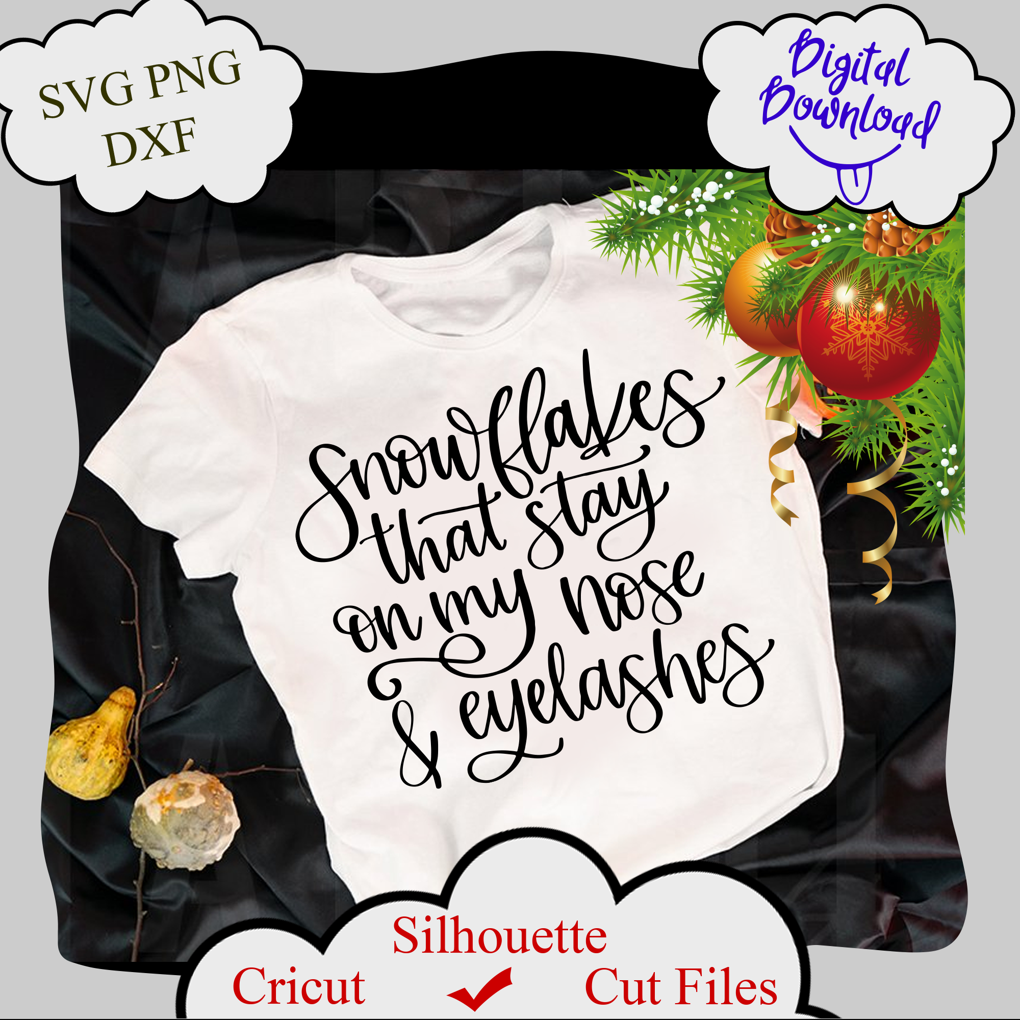 Snowflakes SVG, Snowflakes dxf, Snowflakes quotes, Silhouett - Inspire ...