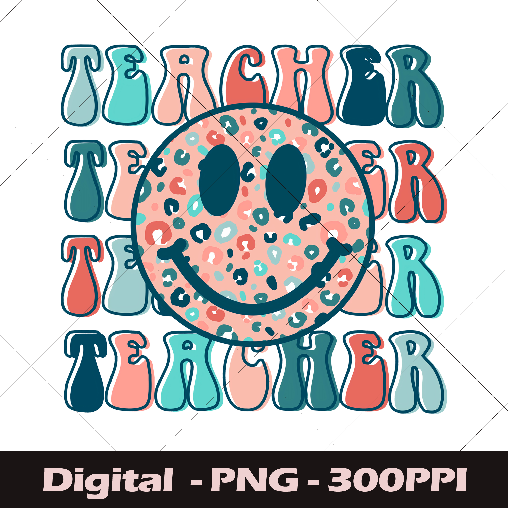 Retro Teacher Design PNG, Mom Teacher PNG, Cute Icon Teacher | Inspire ...