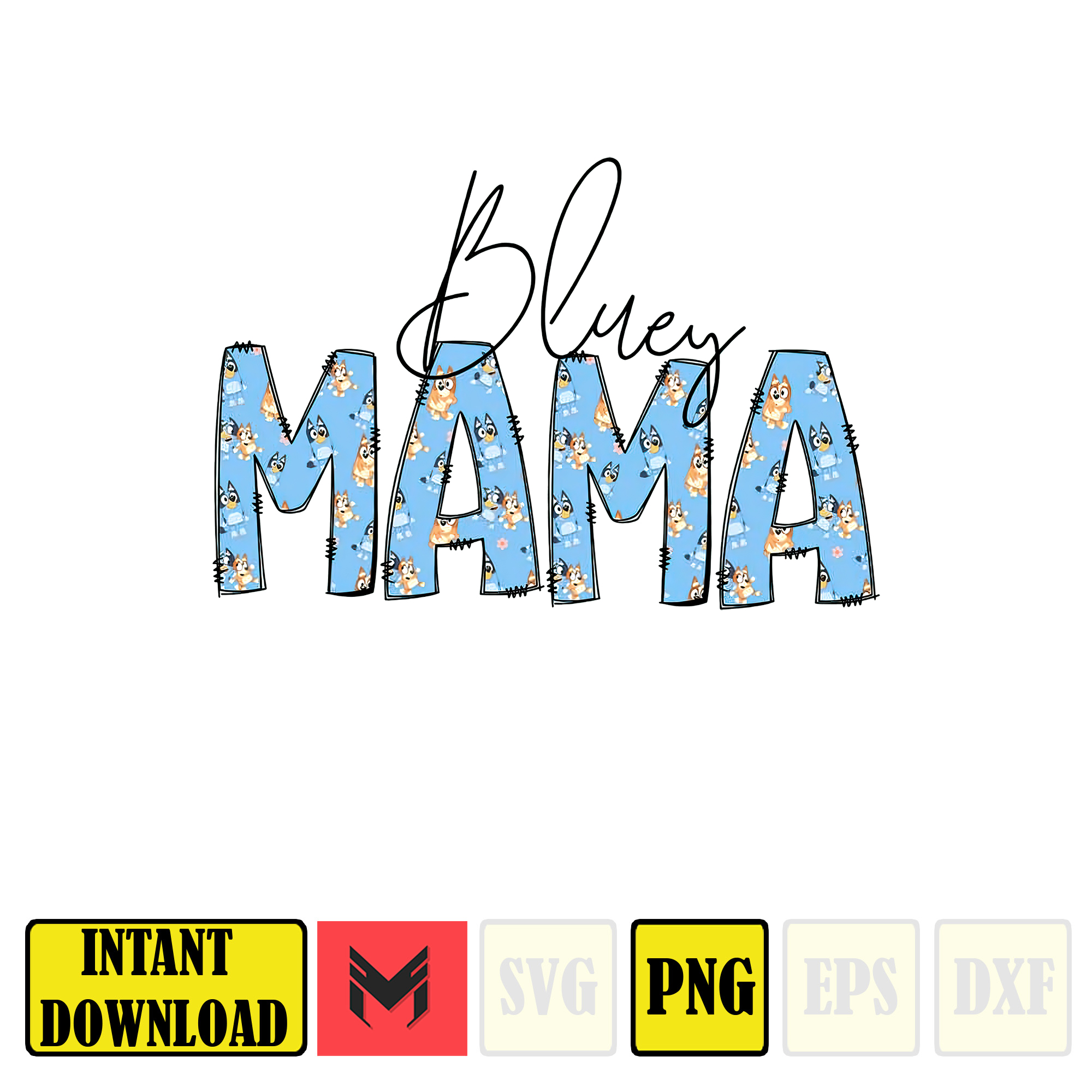 Bluey Mum life Png, Bluey Mom life Png, Bluey Mother Png, Bl - Inspire ...
