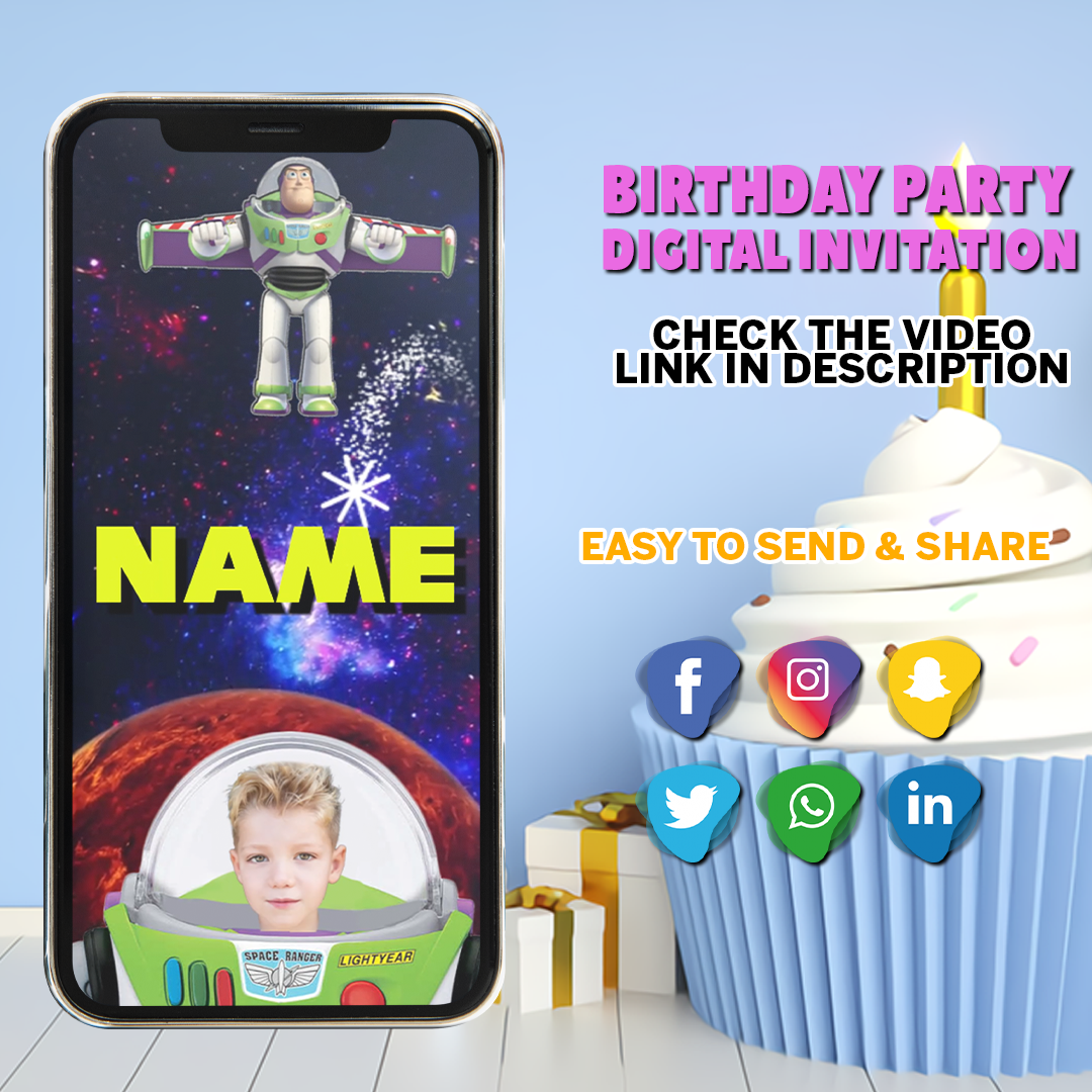 Video Birthday Invitation Birthday Video Invitation Party Inspire