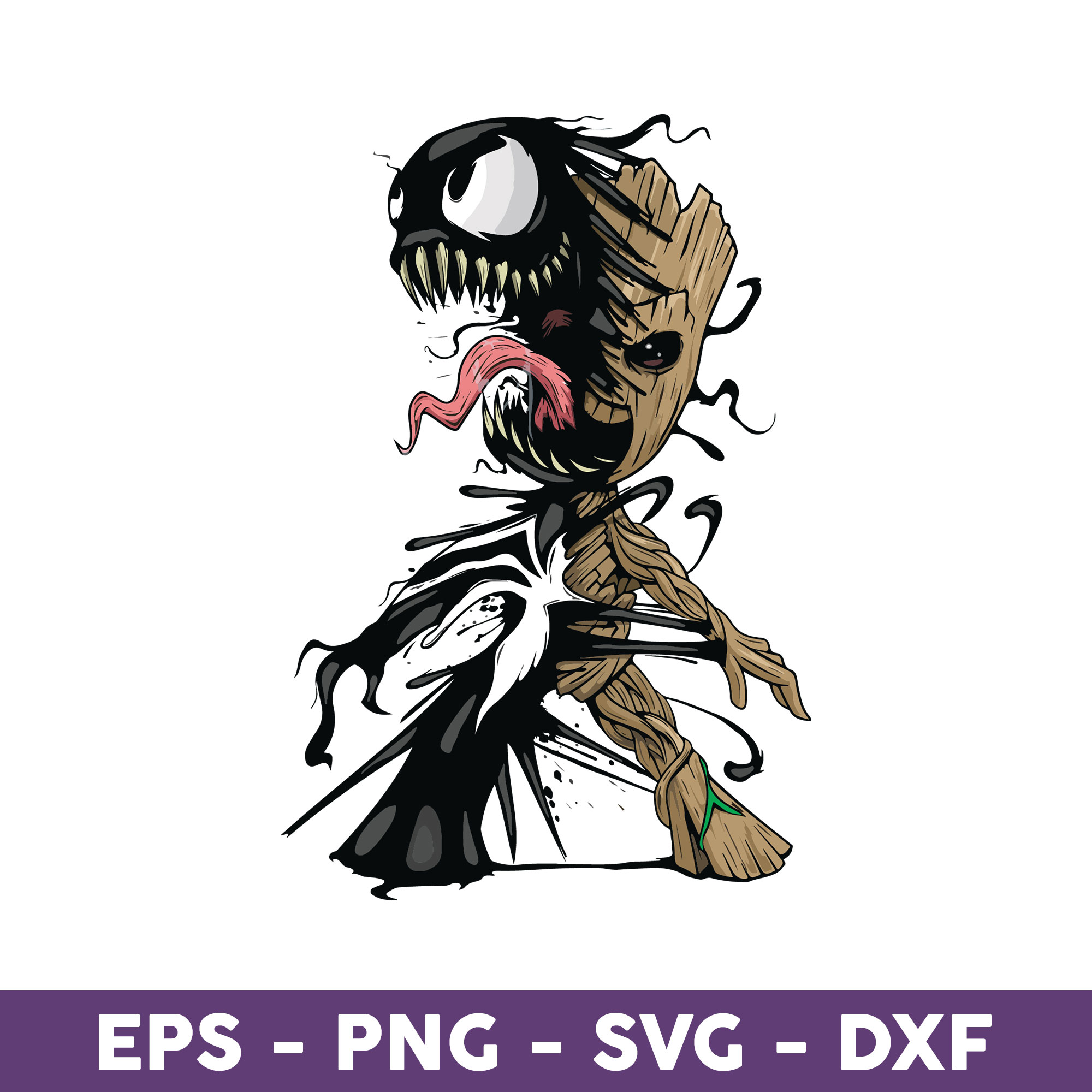 Venom Groot Svg, Groot Svg, Baby Groot Svg, Venom Svg, Monst | Inspire ...