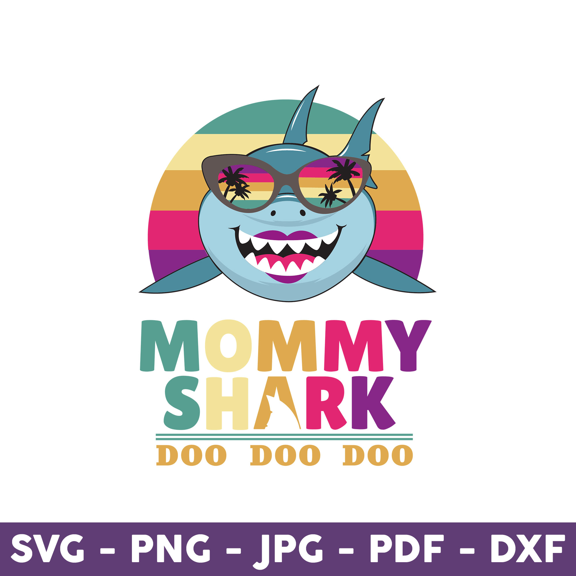 Mommy Shark Svg, Mommy Shark Doo Doo Doo Svg, Baby Shark Svg - Inspire ...