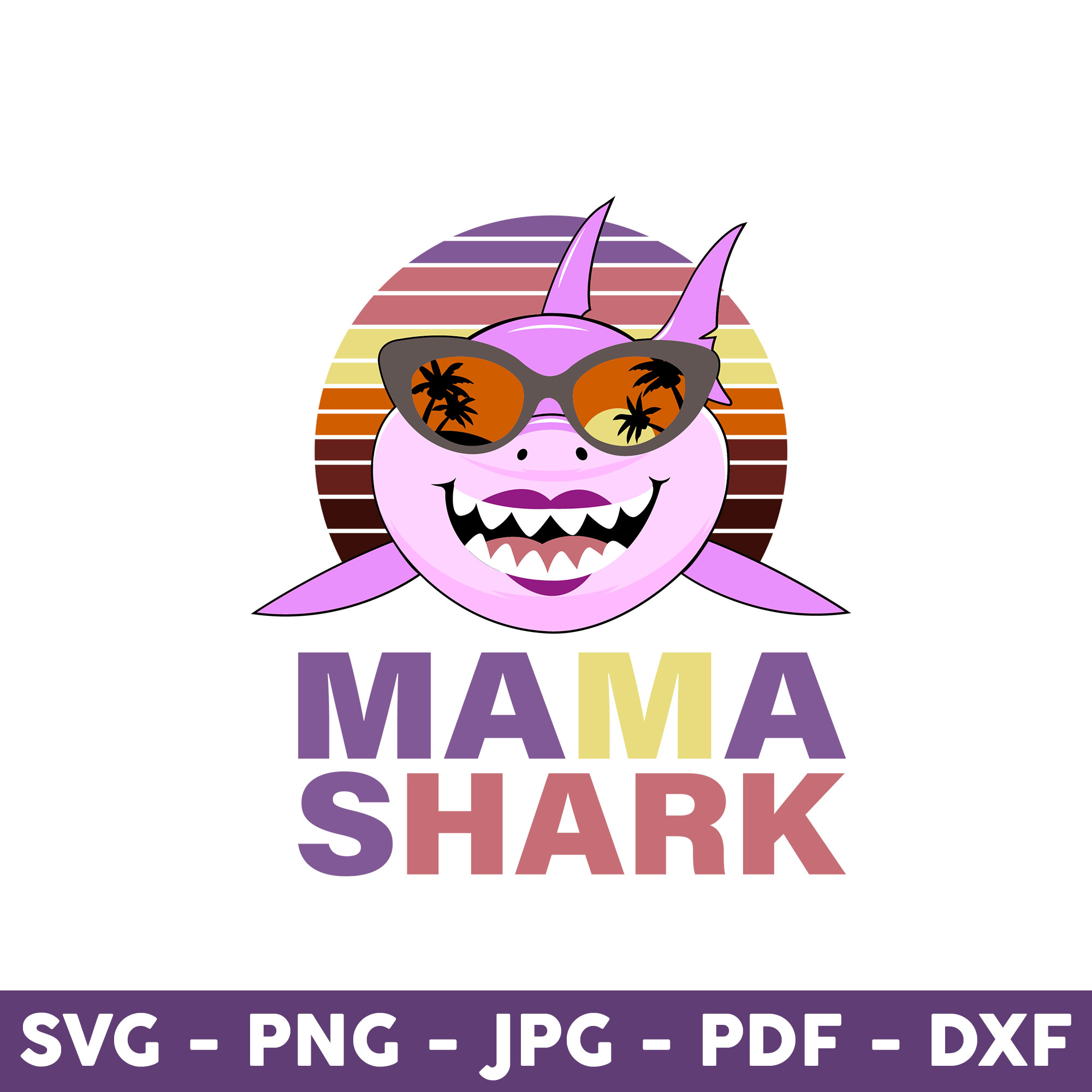 Mama Shark Svg, Mama Shark Doo Doo Doo Svg, Baby Shark Svg, | Inspire ...