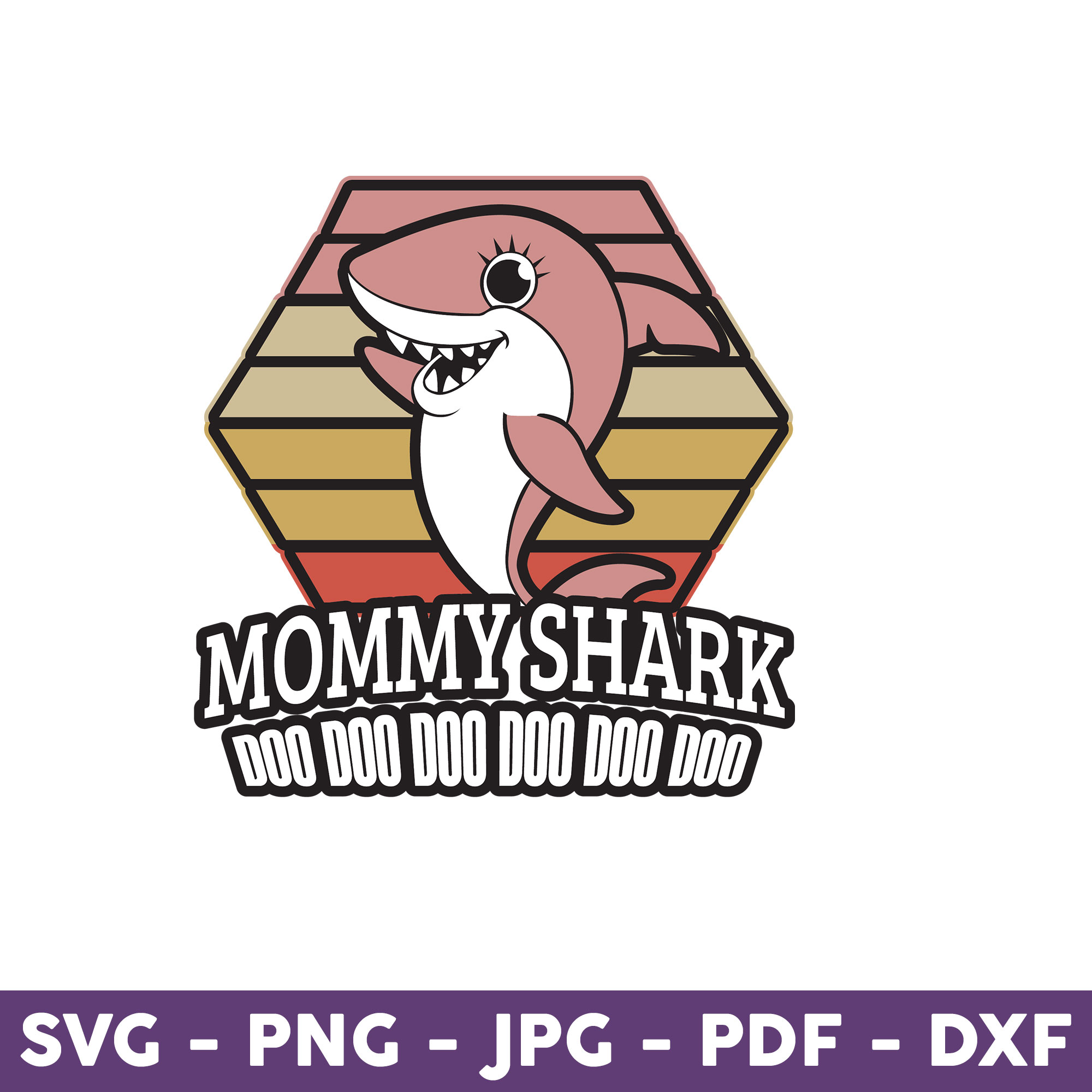 Mommy Shark Svg, Mommy Shark Doo Doo Doo Svg, Baby Shark Svg | Inspire ...