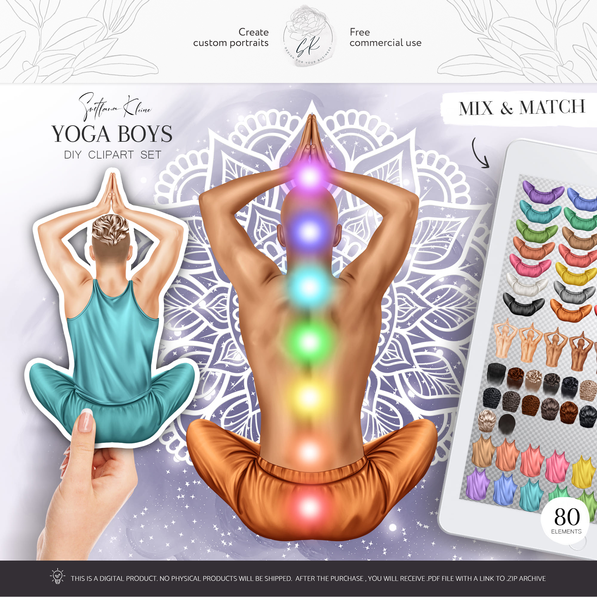 Yoga Pose Clipart | Inspire Uplift