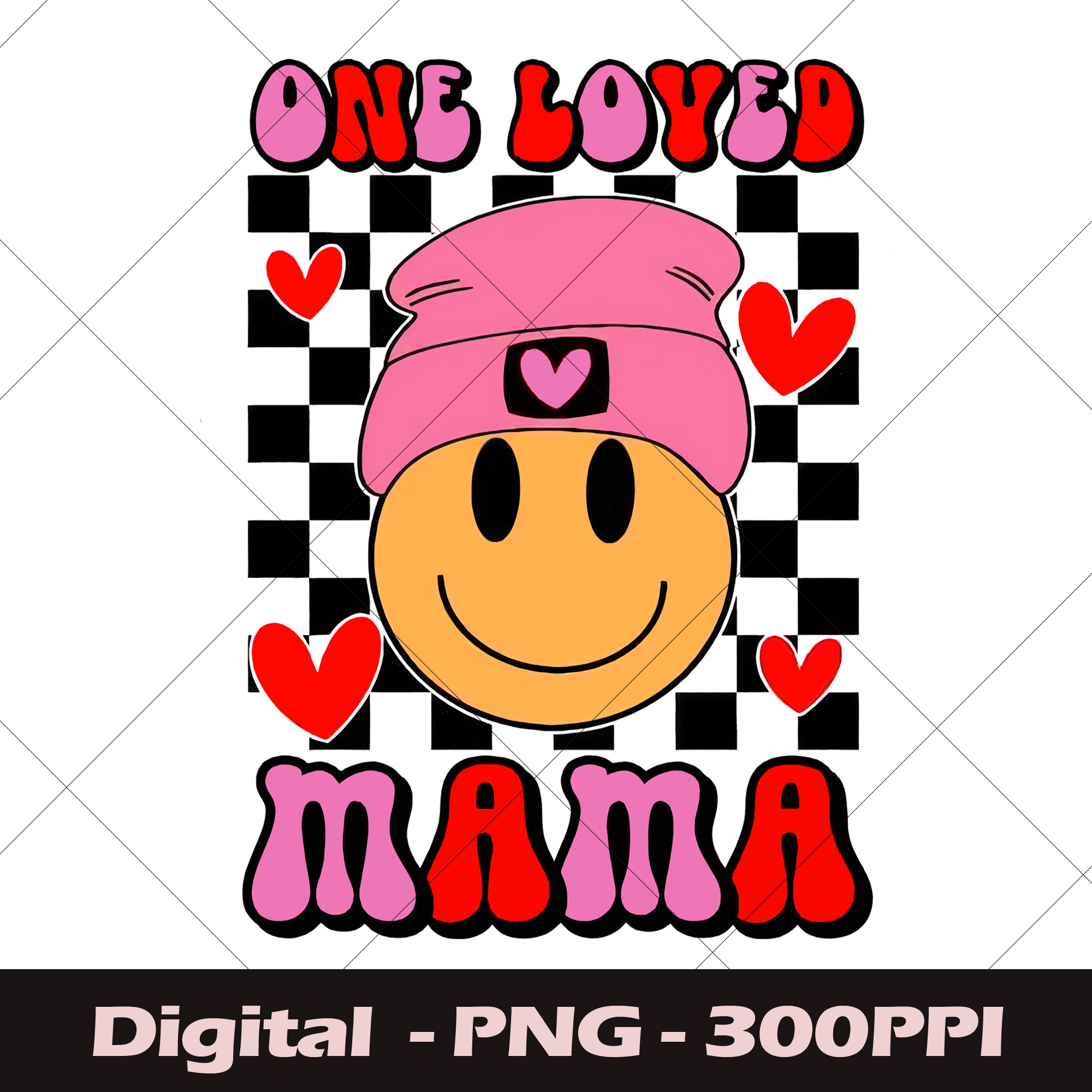 Retro One Love Mama PNG, Happy Mama Day, Cute Icon Mama PNG, - Inspire ...