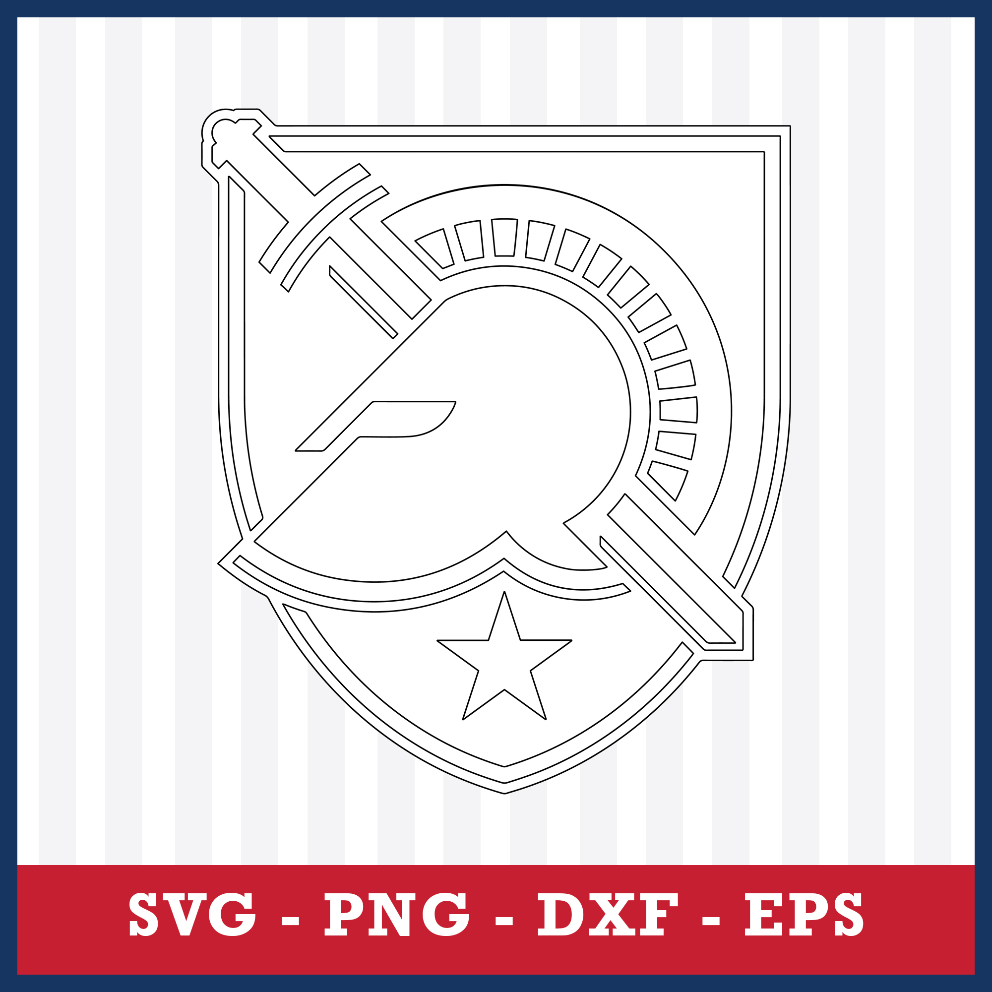 Logo Army Black Knights 2 Svg, NCAA Svg, Sport Svg, Png Dxf | Inspire ...