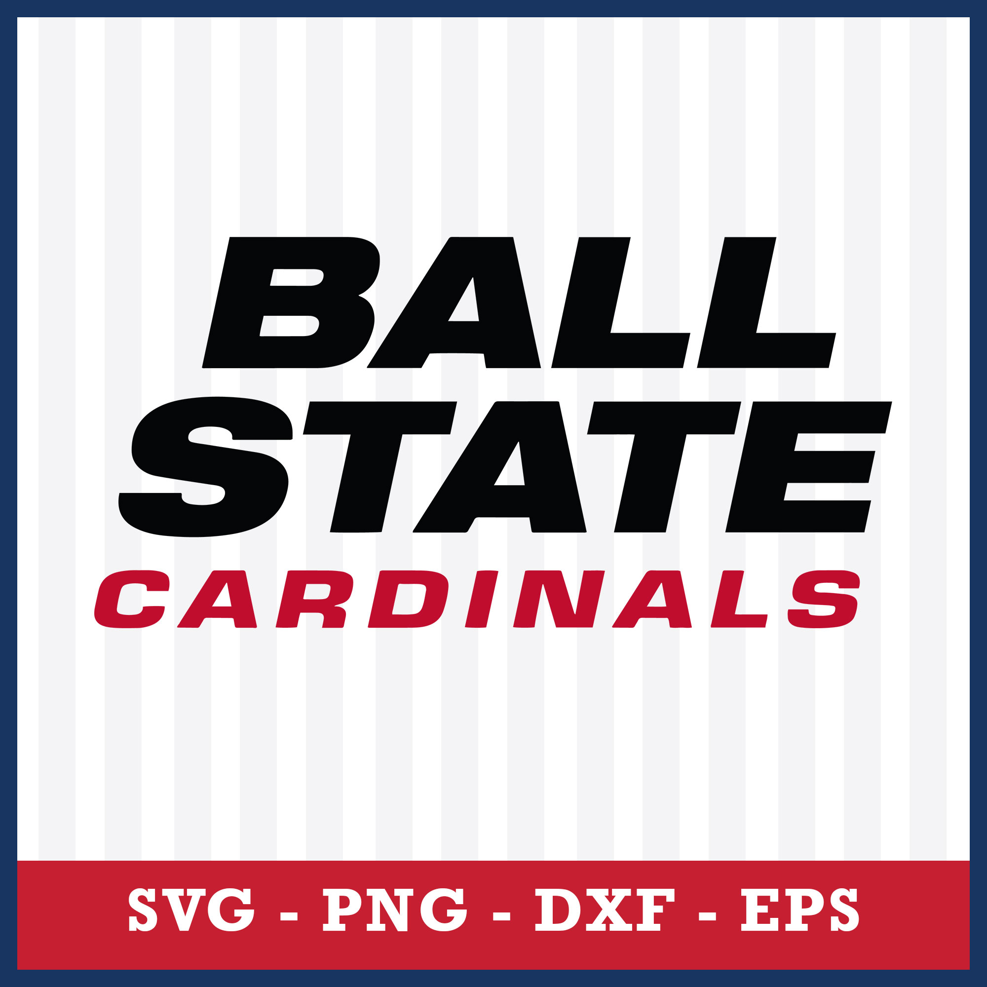 Logo Ball State Cardinals 1 Svg, NCAA Svg, Sport Svg, Png Dx | Inspire ...