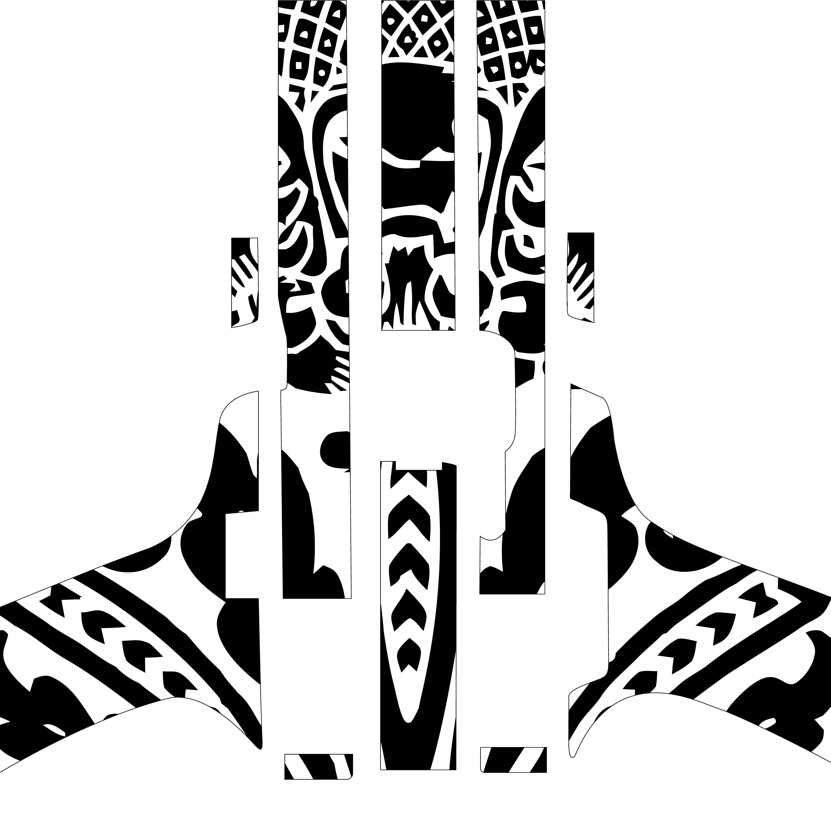 G17 Complete Outline Hand Gun Ai, Vector, SVG Engraving, Dig - Inspire ...